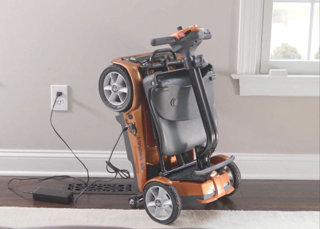 EV Rider Transport AF 4 Wheel Automatic Folding Mobility Scooter ...